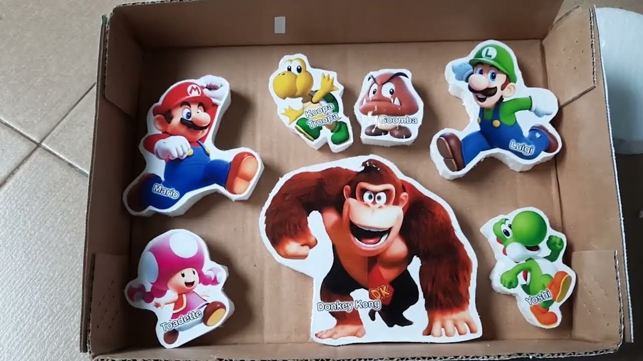 #355 New Box Full of NEW Mario Bros v Koopa Tropa Goomba Falling asleep ...