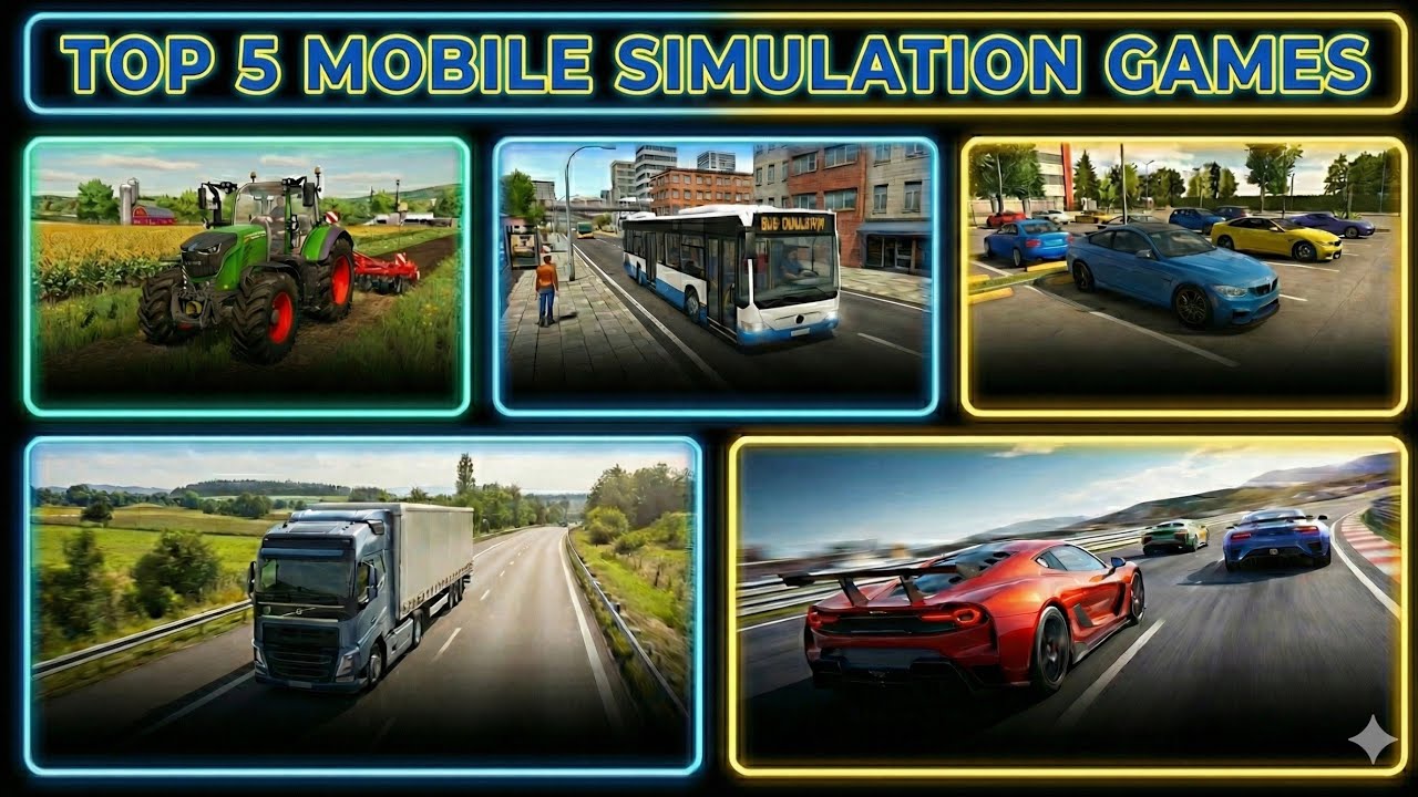 Top 5 Realistic Simulator Games (RANKED) - YouTube