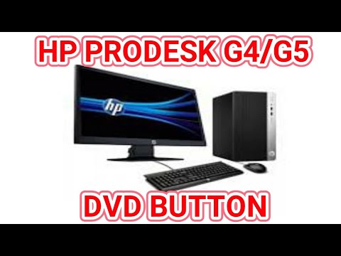 How to open DVD HP PRODESK 400G4/G5 - YouTube