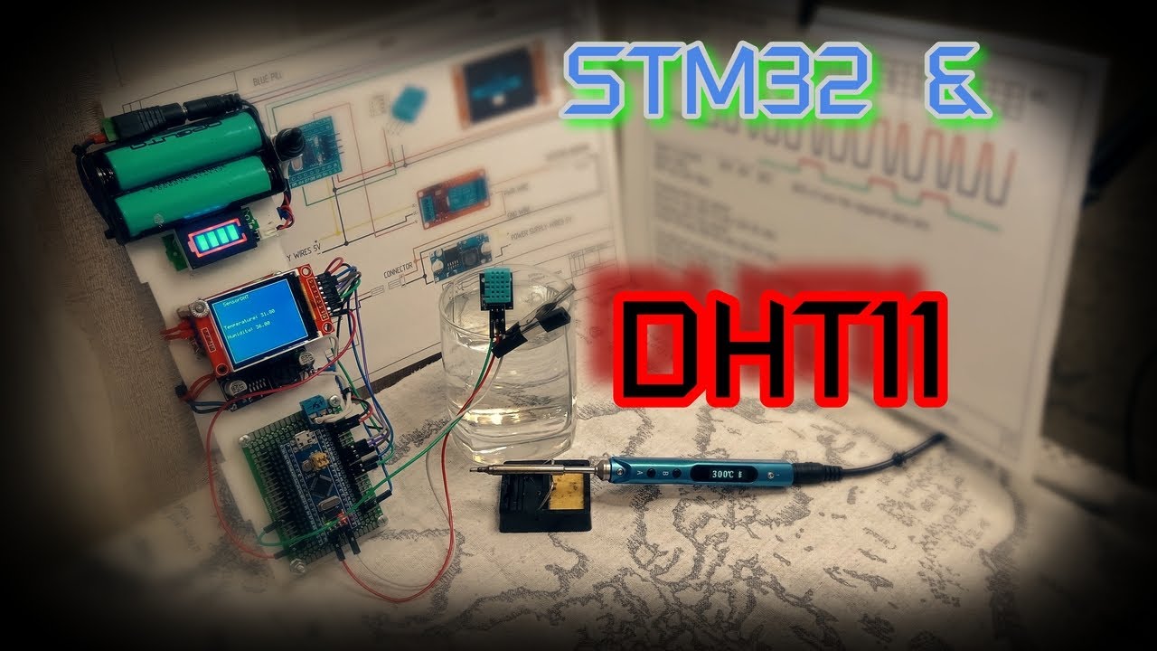 STM32 AND DHT11 | TEMPERATURE AND HUMIDITY SENSOR | #26 - YouTube