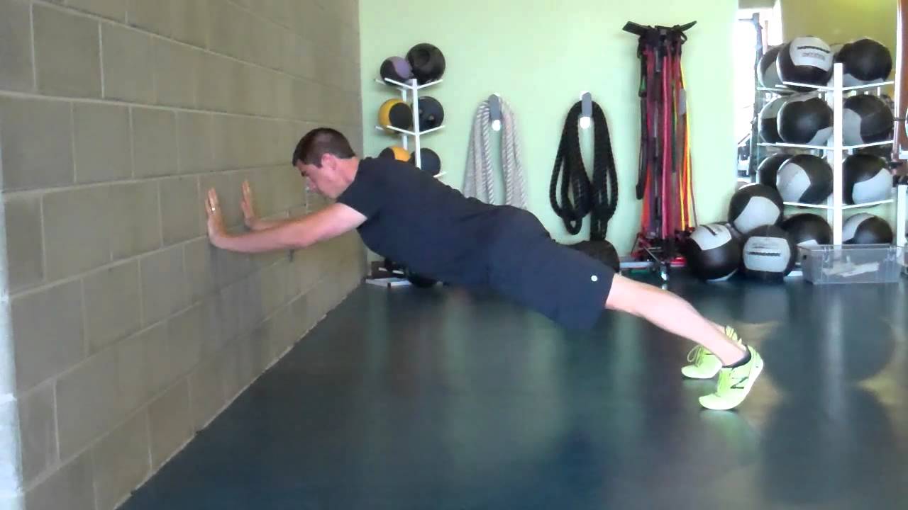 Explosive Hand Plank to Wall Plank - YouTube