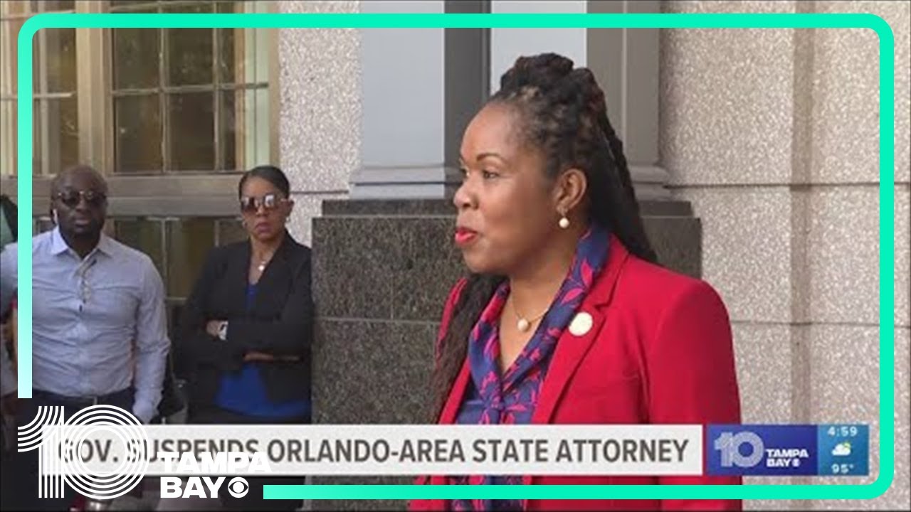 Gov. DeSantis suspends Central Florida state attorney - YouTube