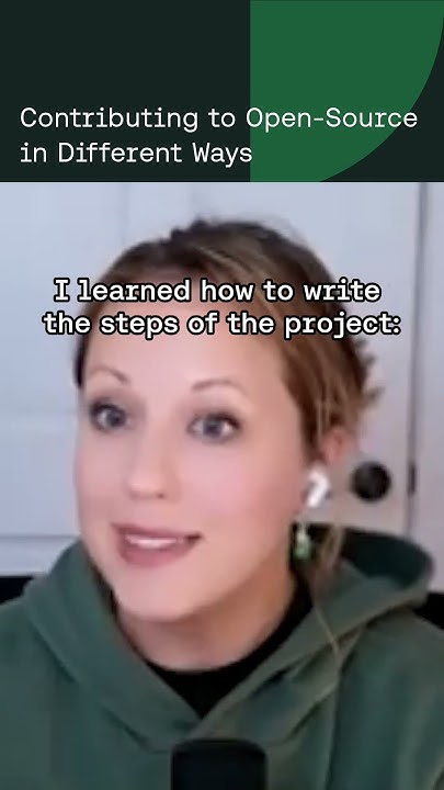 Contributing to Open-Source In Different Ways #podcast #opensource - YouTube