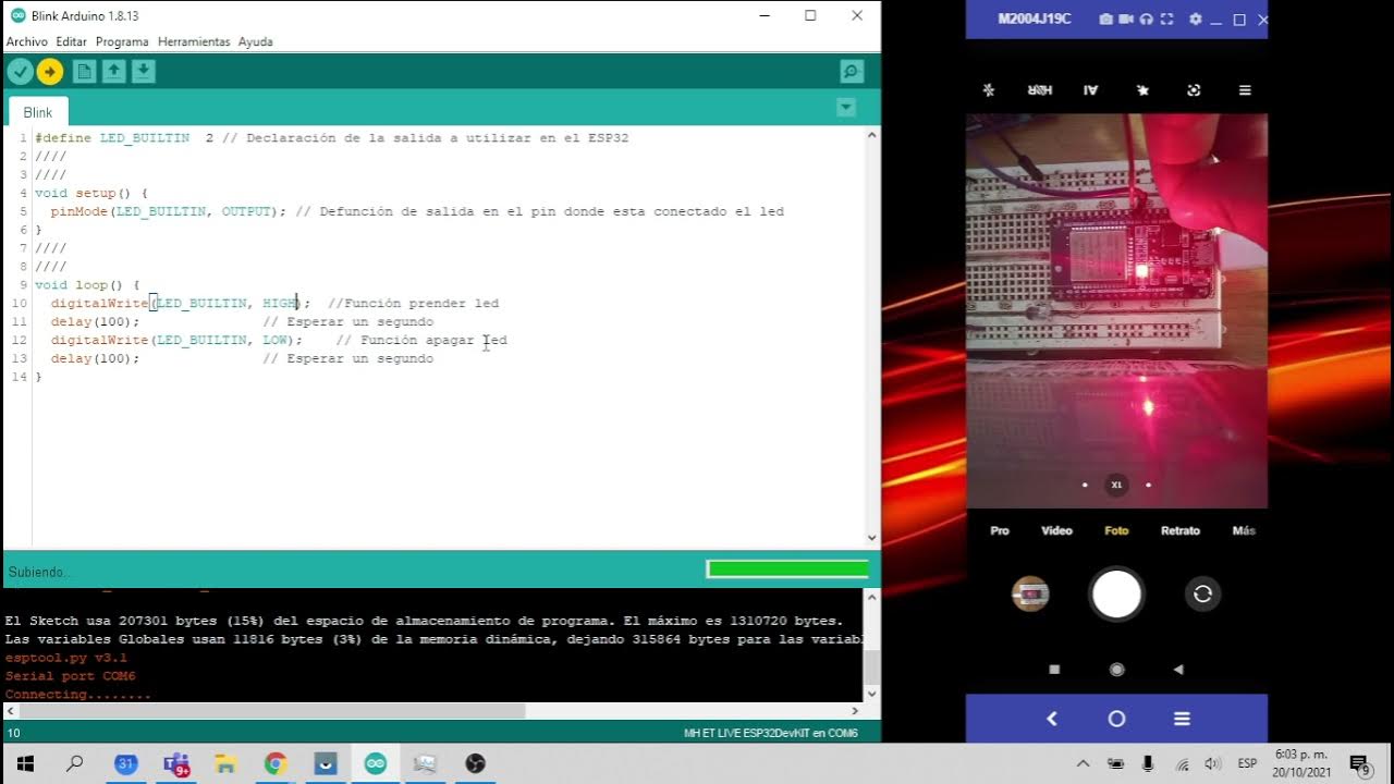 Configurar esp32-wroom IDE Arduino y cargar programa Blink - YouTube