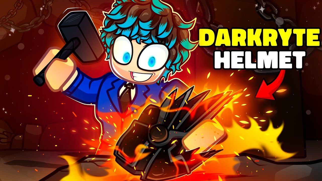 I Forged the RAREST Dark Knight Helmet in Roblox The Forge - YouTube
