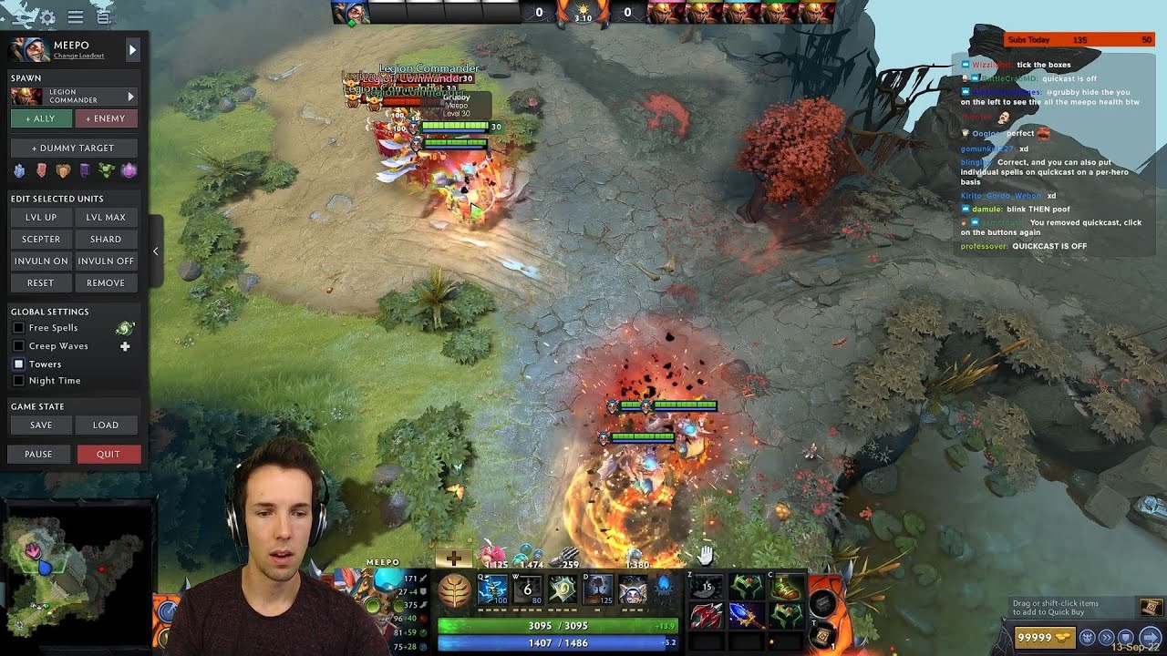 Grubby learns Meepo Poof + Blink Combo, poofing at blink location ...