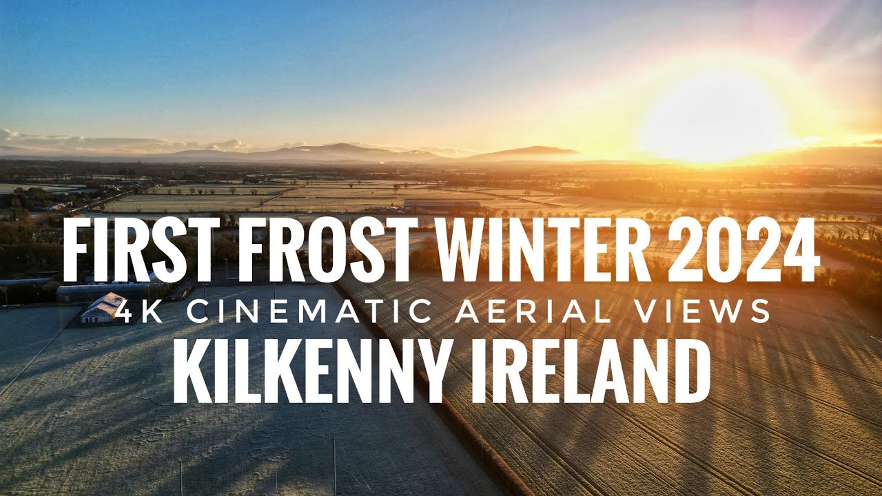 First frost Winter 2024 kilkenny Ireland - YouTube