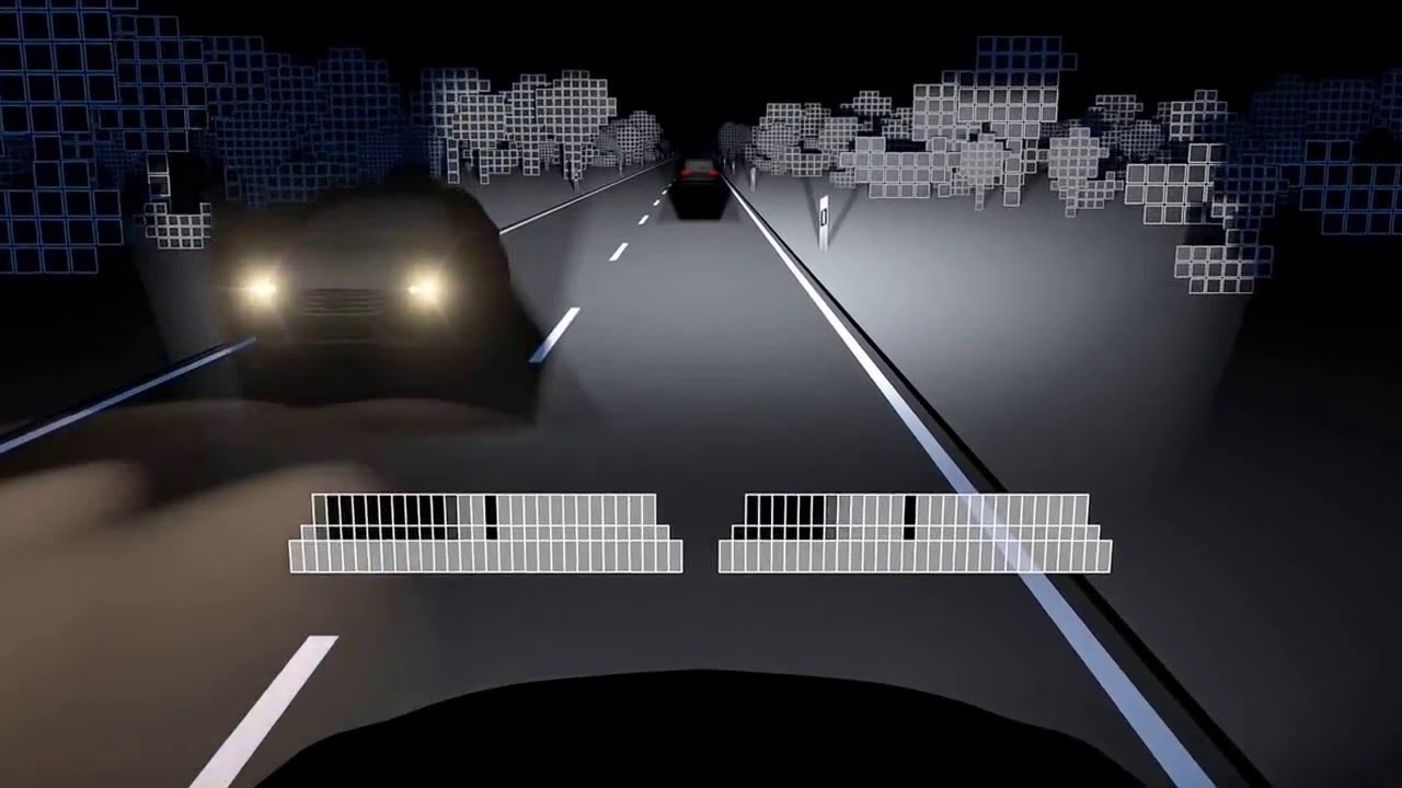 MULTIBEAM LED headlamps in the new E Class Mercedes Benz original - YouTube