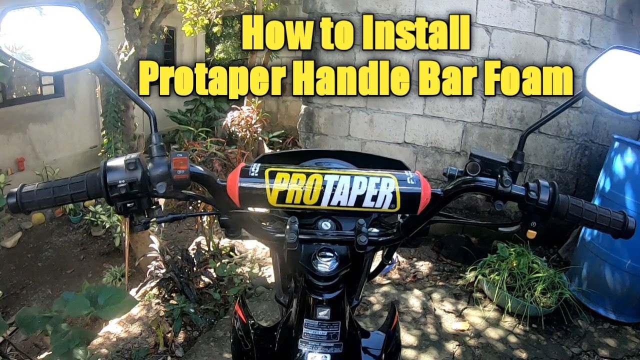 How to install Protaper Handle Bar Foam to XRM 125 - YouTube