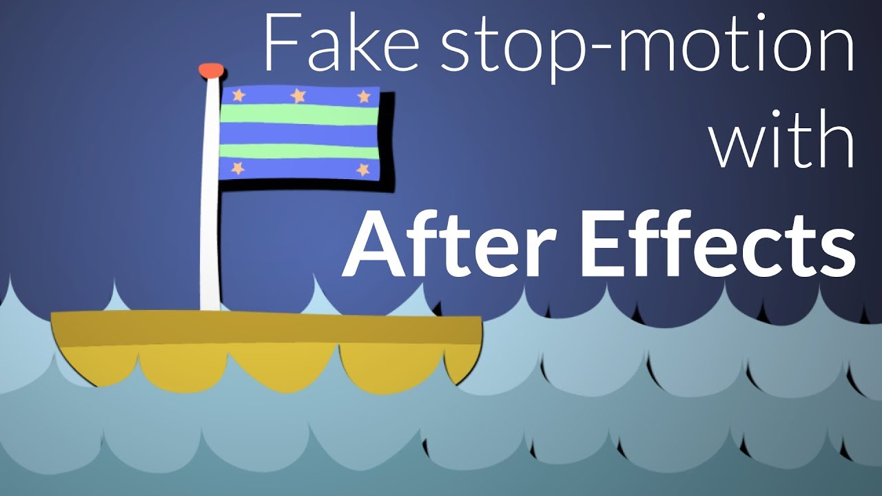 Fake stop-motion with After Effects - YouTube