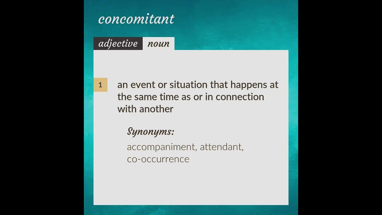Concomitant Meaning Of Concomitant YouTube concomitant-meaning-of-concomitant-youtube