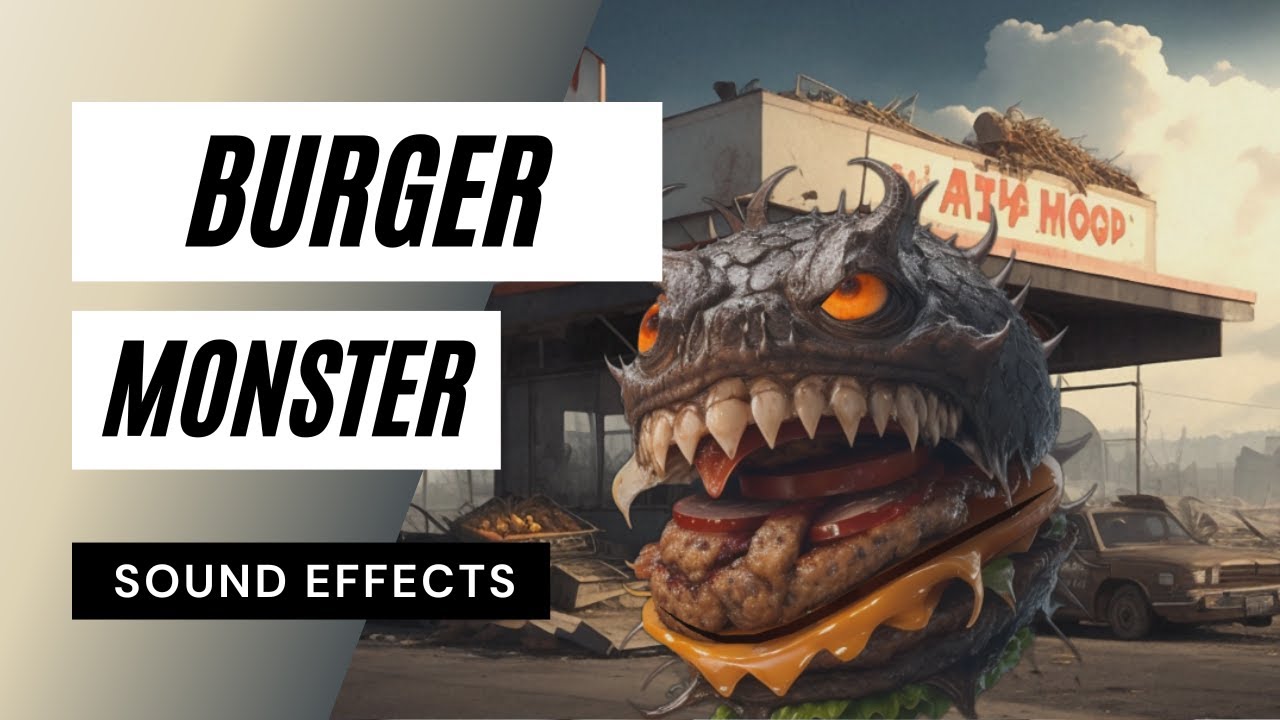 Burger Monster Growling - monster growl - sound effect - YouTube