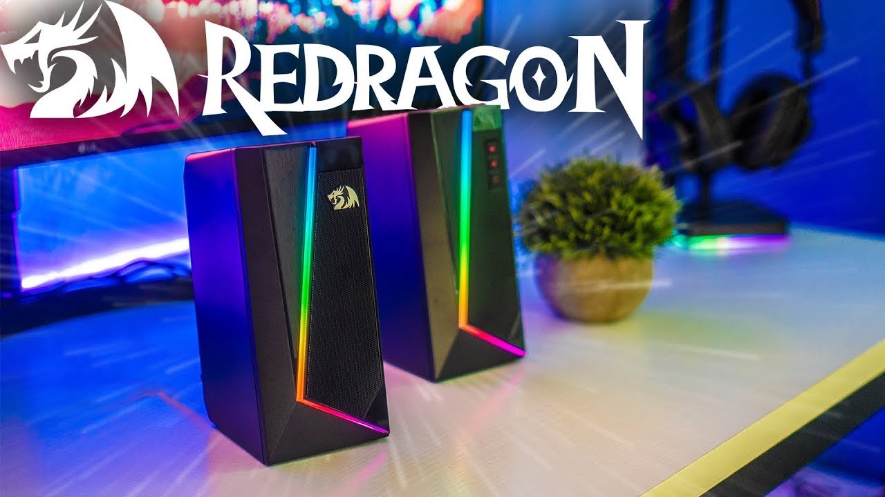 Redragon GS520 Anvil RGB Gaming Speakers Review! - YouTube