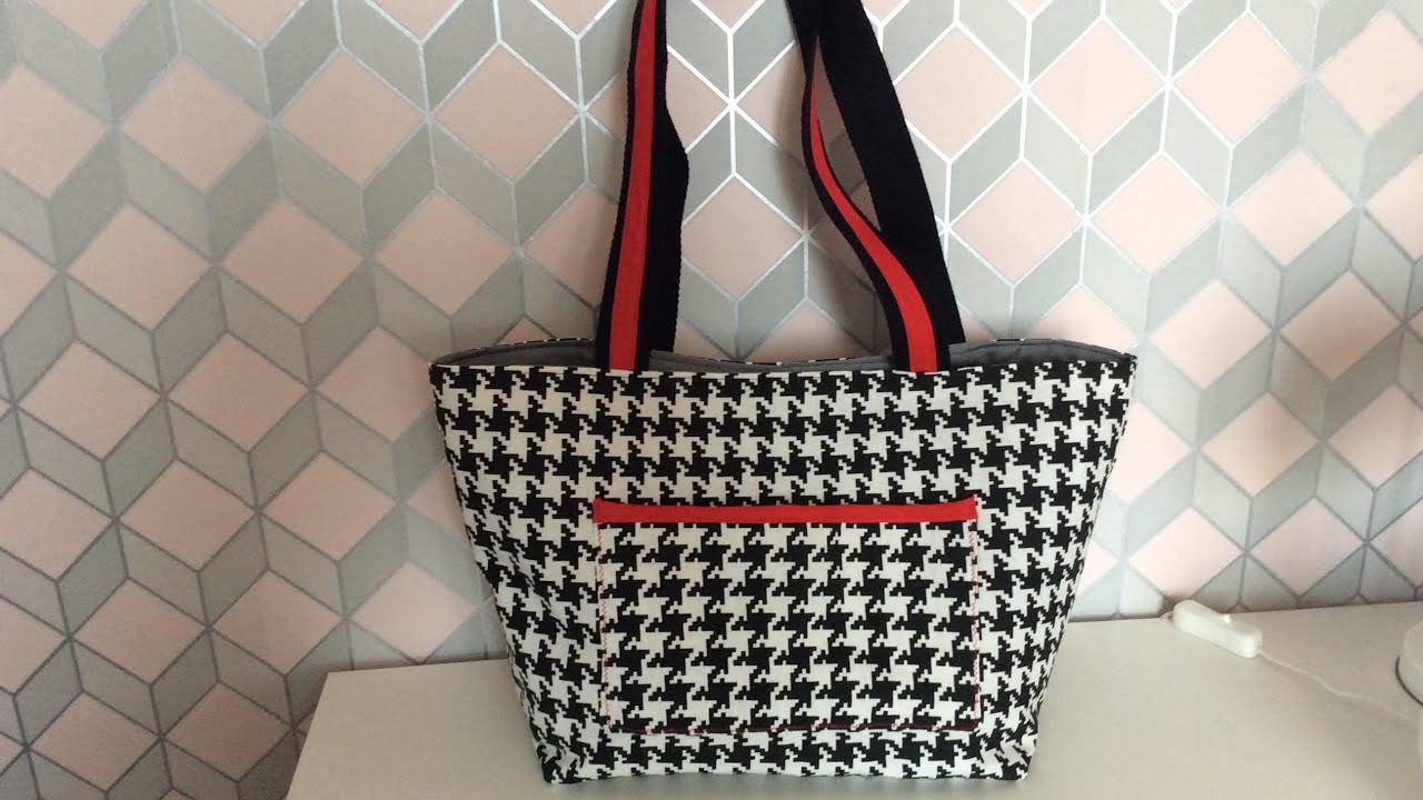 Tuto Sac Cabas Sac De Tout Les Jours~couture Stefellya Youtube