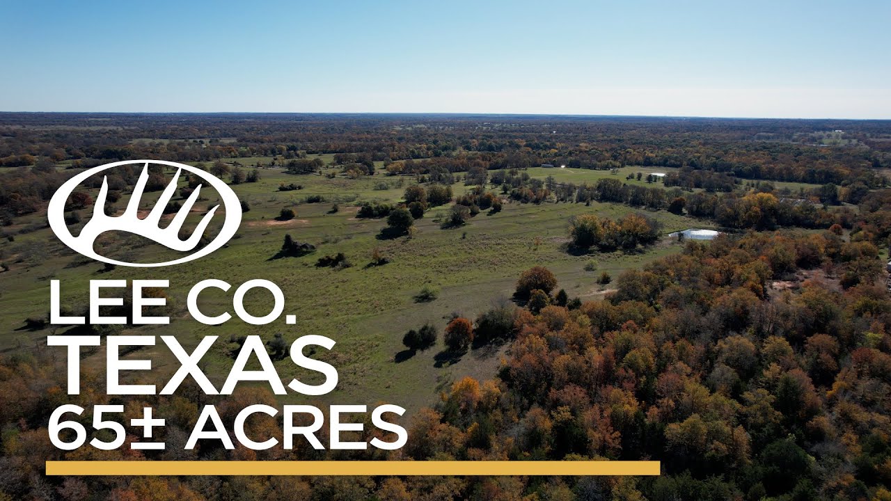 Lee County, TX 65± Acres - YouTube
