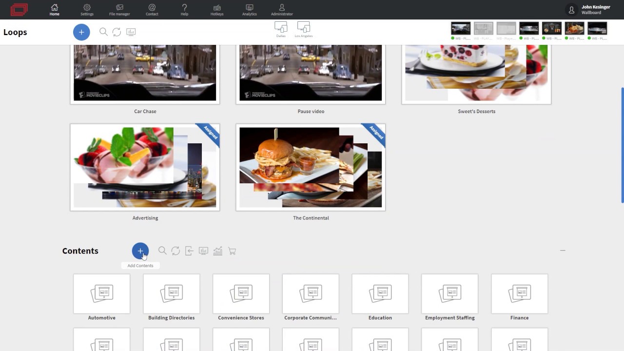 How to create content in Wallboard CMS - YouTube