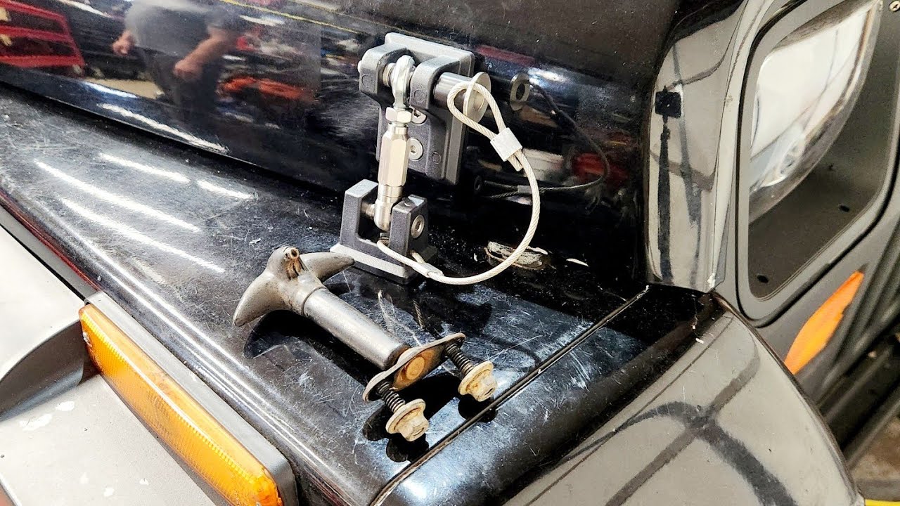 Jeep Wrangler Hood Latch Replacement - YouTube