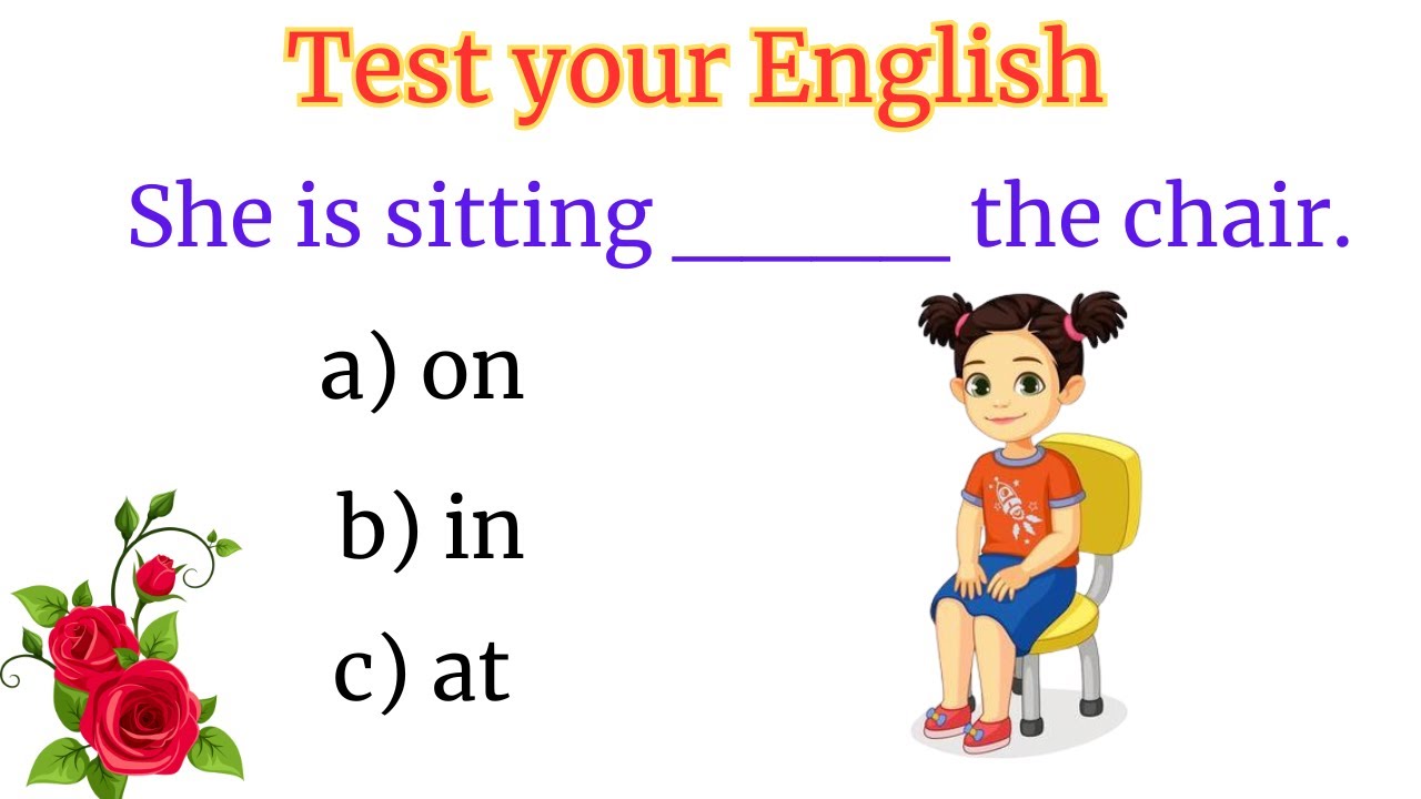 Test your English | Fill in the blank | English Grammar Quiz | English ...