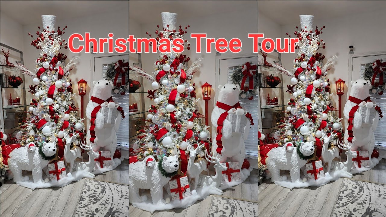 *NEW* CHRISTMAS TREE TOUR / FAMILY ROOM CHRISTMAS TREE WINTER ...