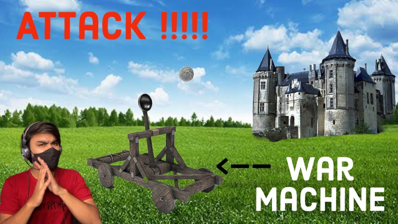 SECRETLY MAKE A CATAPULT FOR WAR | DESTROYED CASTLE | ATTACK ...