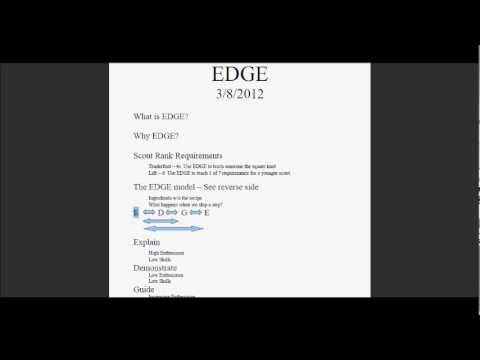 EDGE Method Part 1 - YouTube