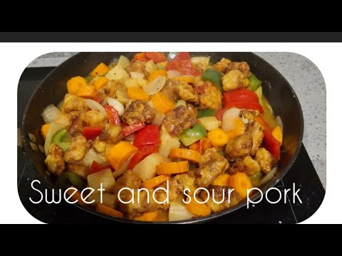 sweet and sour pork @ chanda bormelado - YouTube