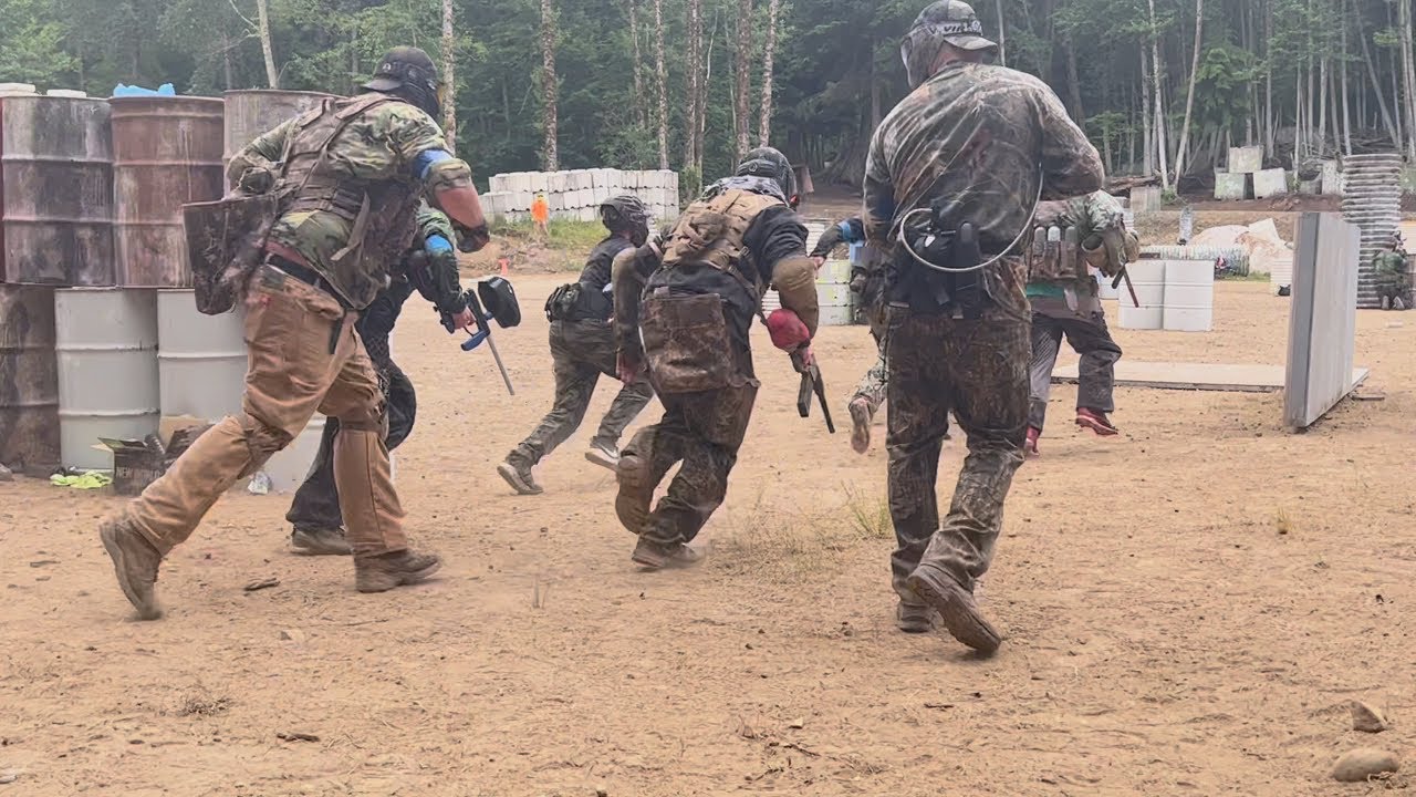 ForestFire Paintball big DDAY recreation EVENT 2023 - YouTube