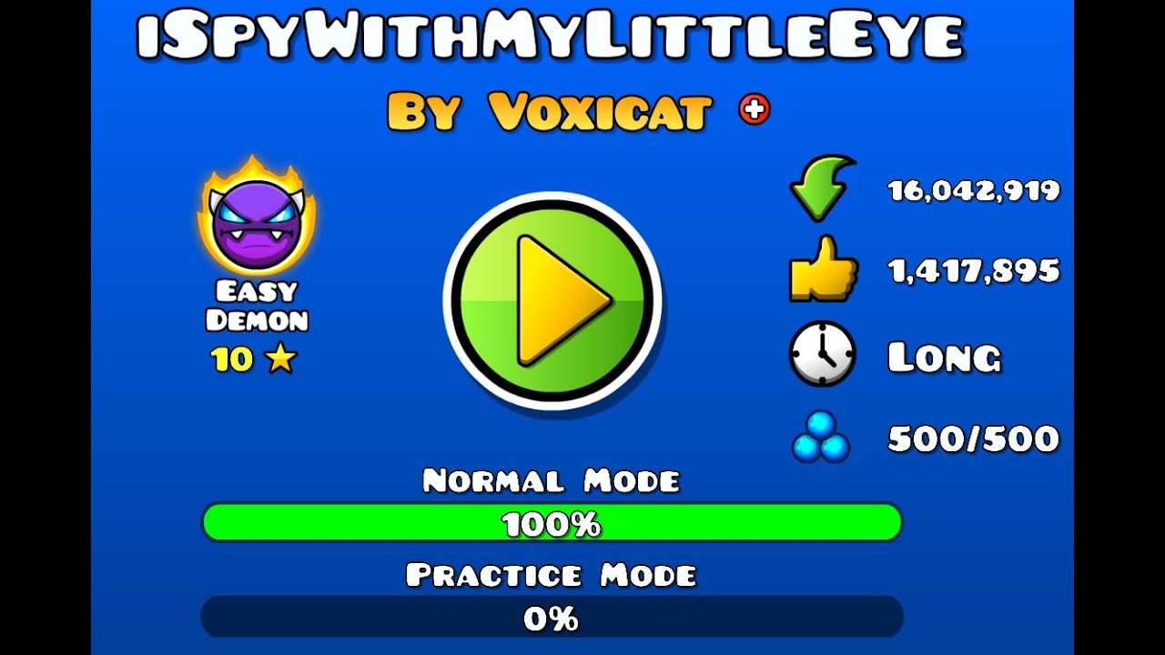 iSpyWithMyLittleEye by Voxicat 100% full completion - EPILEPSY WARNING ...