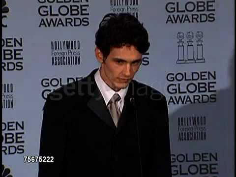 James Franco at the 'Golden Globe Awards' 2002 - YouTube