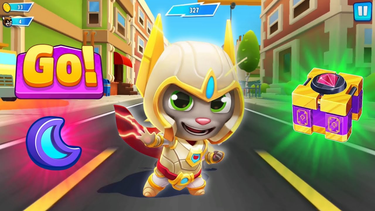 Talking Tom Hero Dash Walkthrough Gameplay - Platinum Tom - Full Screen ...