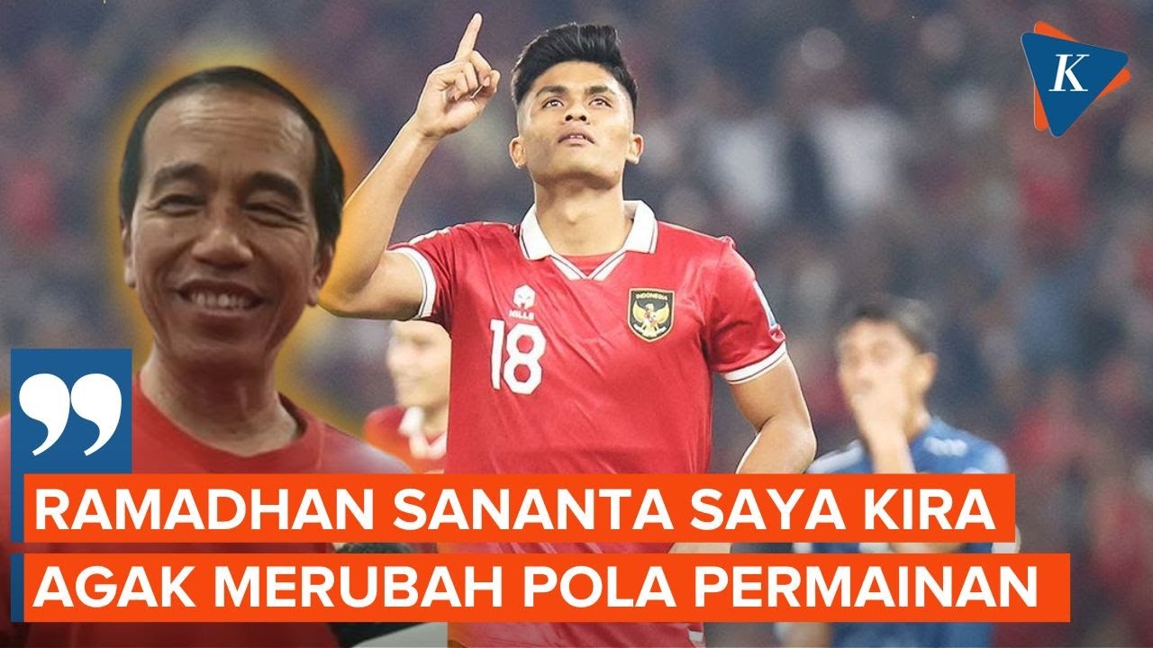 Masuk di Babak Kedua, Ramadhan Sananta Sukses Curi Perhatian Presiden ...