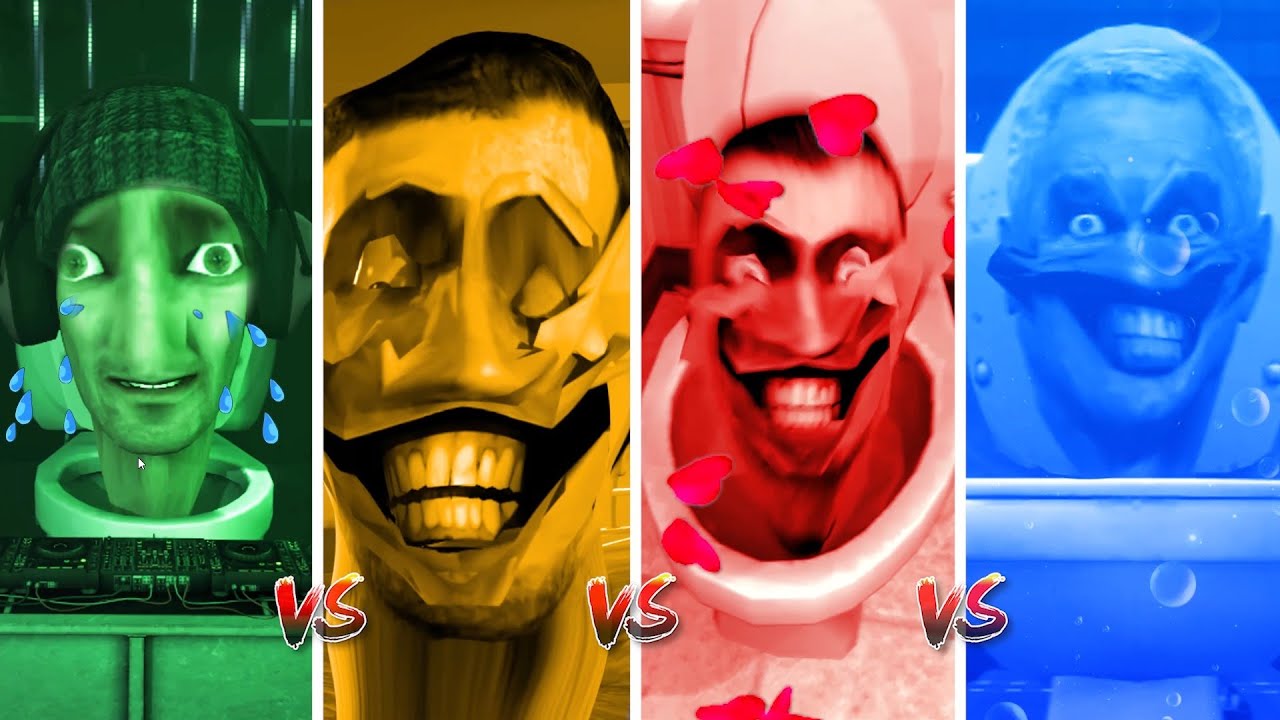 🚽 CRYING Skibidi Toilet VS In LOVE VS Under WATER (Battle) #28 - YouTube