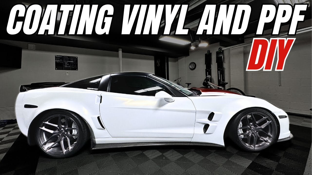 Ceramic Coating a wrapped Car - YouTube