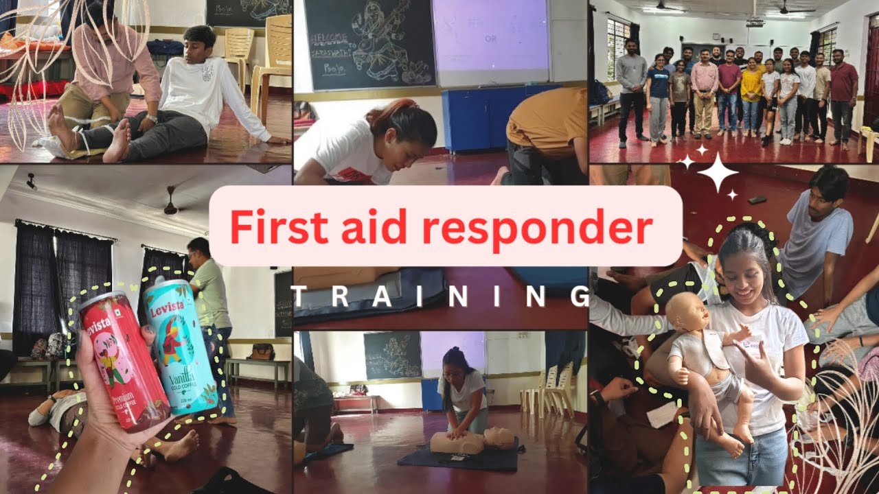 Went for FIRST AID RESPONDER training🩸🏥 | lots of practical activities🗣 ...