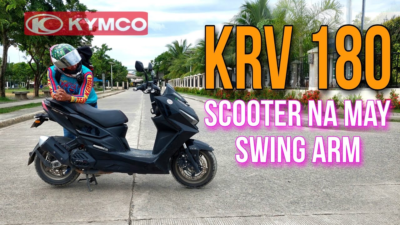 ALL NEW KRV 180 TCS / SCOOTER NA KITA YONG BELT DRIVE AT MAY SWING ARM ...