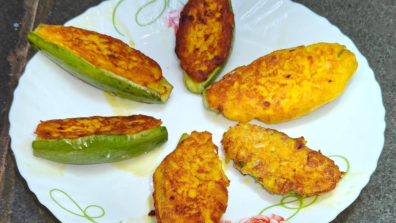 "Unique & Tasty Potol Fry Recipe | Stuffed Parwal Bengali Style | পটলের ...