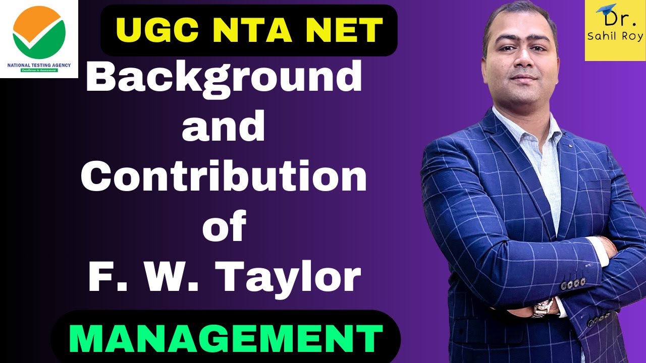 F. W. Taylor Background and Contribution - YouTube