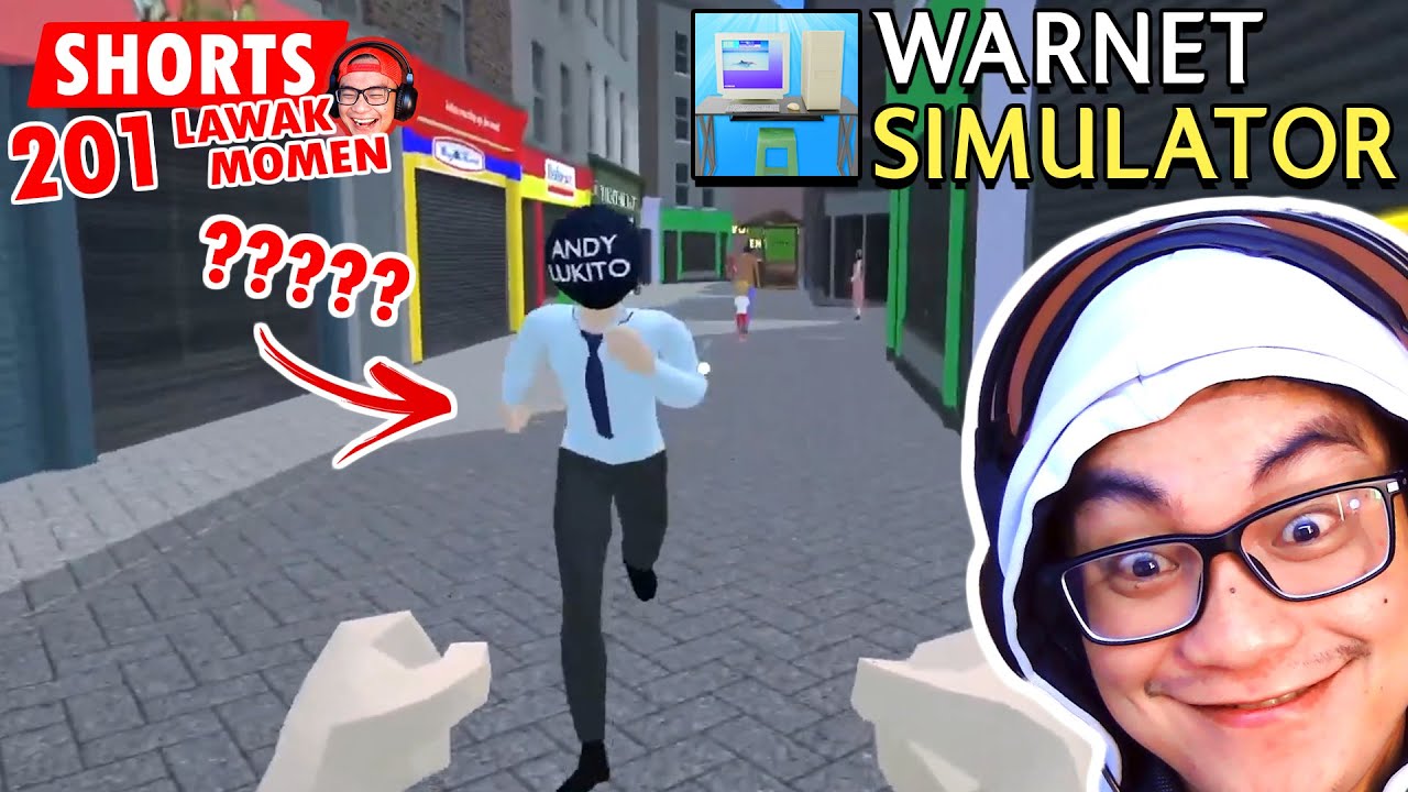 BANG ANDY GAK BAYAR... 🤣 WARNET SIMULATOR | LAWAK MOMEN Eps 201 - YouTube