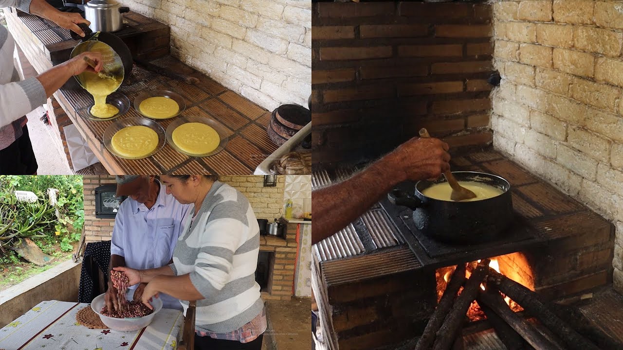 PREPARANDO CURAL DE MILHO VERDE E DEBULANDO FEIJÃO COM GERALDO - YouTube