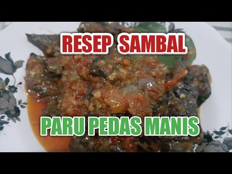 RESEP SAMBAL PARU PEDAS MANIS ENAK DAN GURIH - YouTube