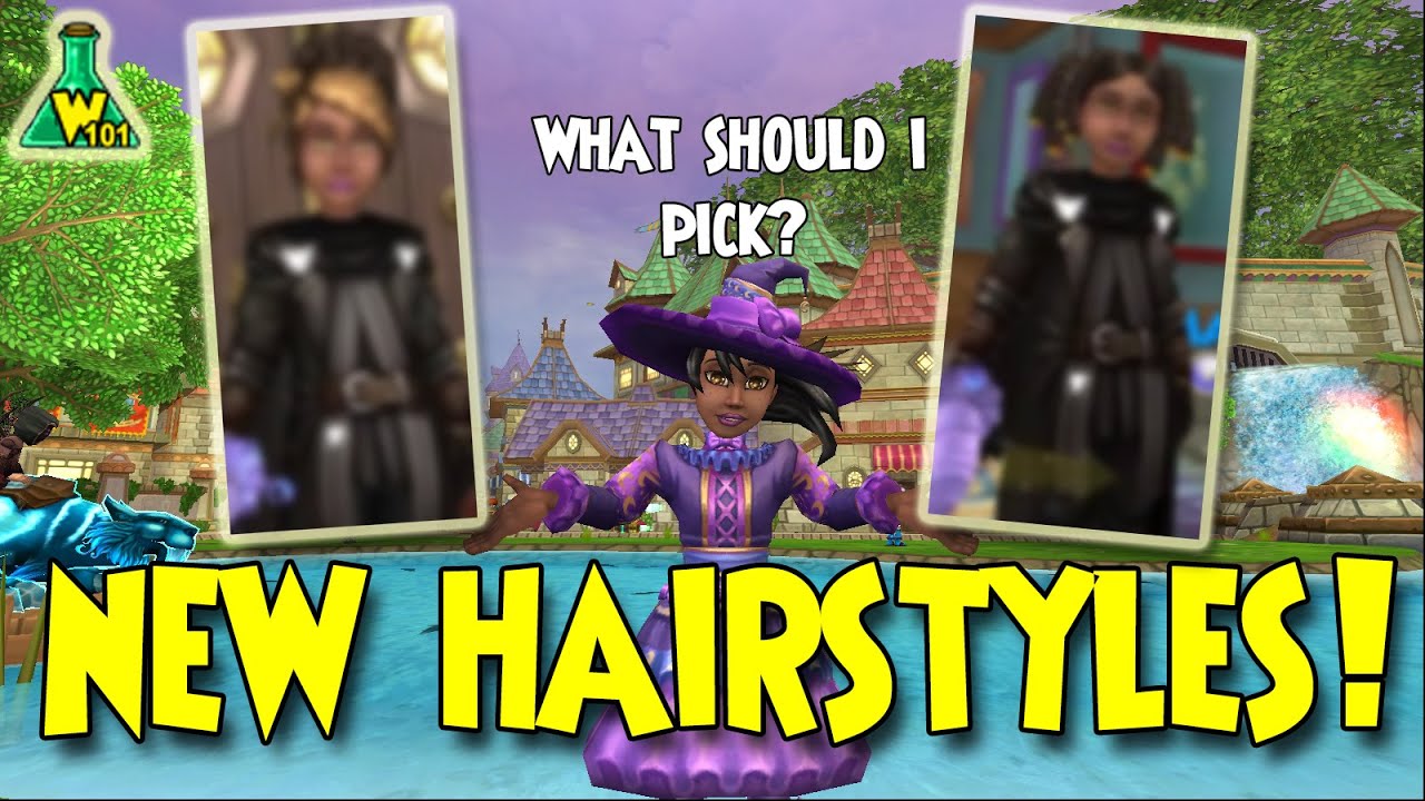 Wizard101: *NEW* HAIR STYLES - SPRING 2025 TEST REALM - YouTube
