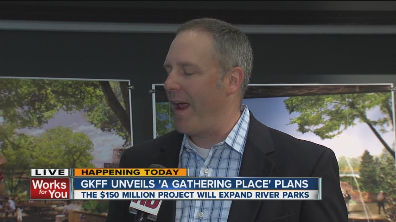 GKFF unveils A Gathering Place for Tulsa model - YouTube