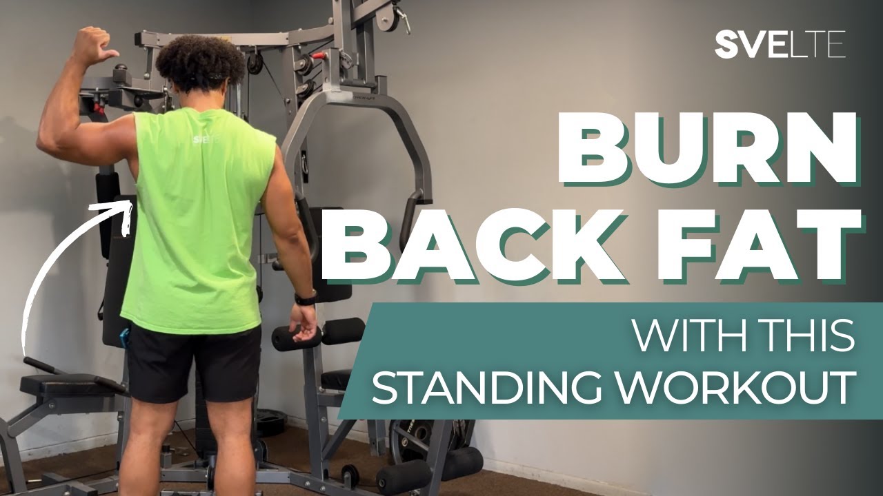 Burn Back Fat With This Standing Workout - YouTube