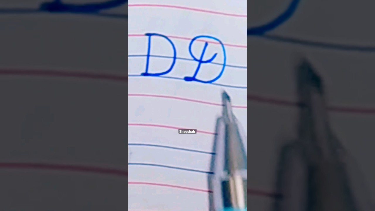 How To Write Capital D In Cursive Writing And Print Handwriting In Four How To Write Capital D In Cursive Writing And Print Handwriting In Four