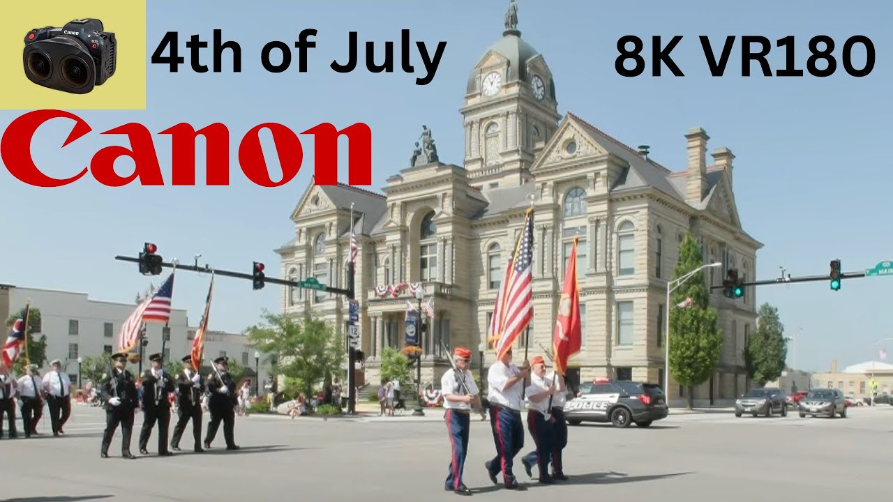 4th of July Parade Findlay Ohio 2023 Canon 8K60 VR180 - YouTube