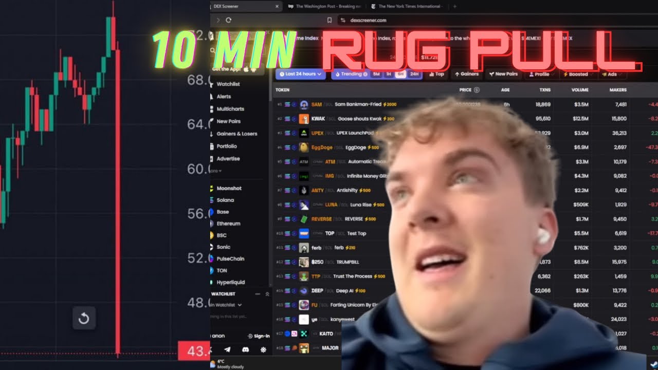 RUG PULL a MEME COIN in 10 MIN on Raydium! (With Proof)(Educational ...