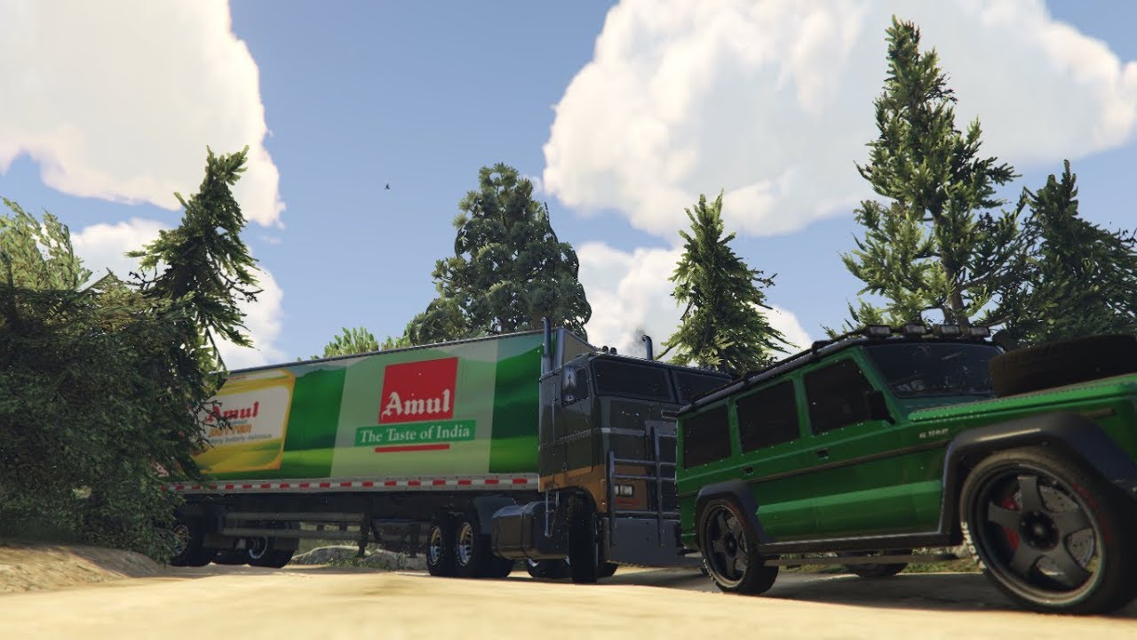 Truck Mission With Indian Amul Trailer | ट्रक मिशन अमूल ट्रक के सात ...