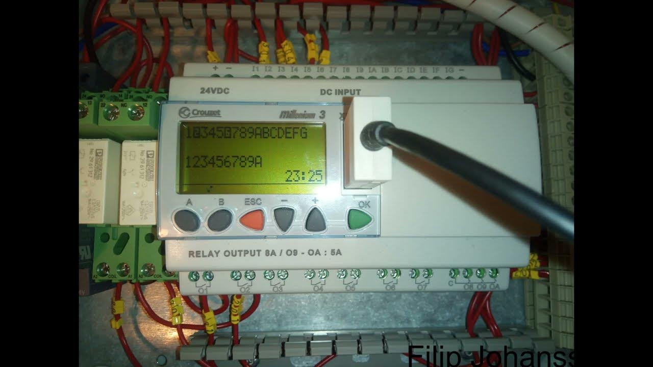 Kom i gång med programmering av Crouzet millenium 3 med M3 soft - YouTube