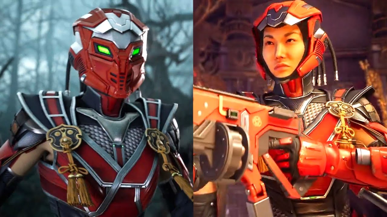 Mortal Kombat 1 - Female Sektor's Intros - YouTube