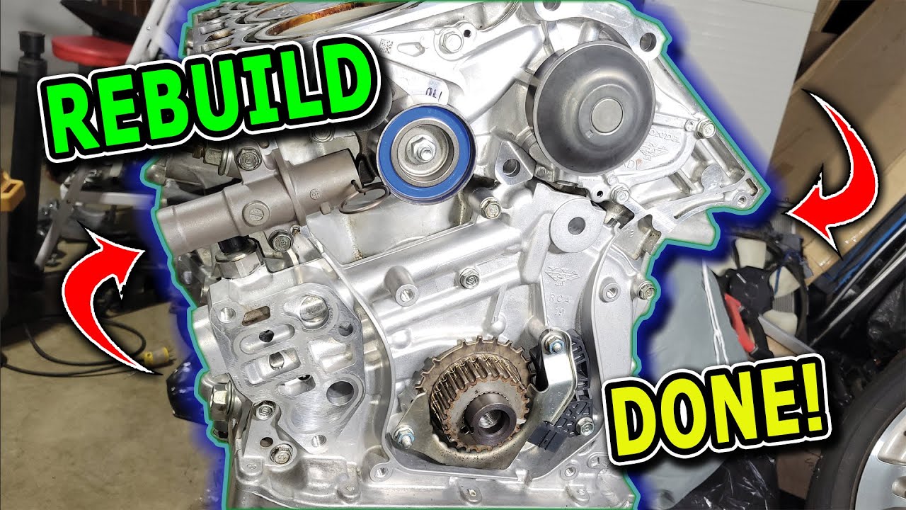 2008 Acura MDX - Engine Block Prep and Piston Installation - Part 2 of ...